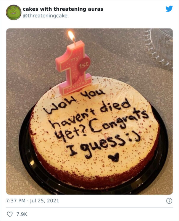 20 Of The Creepiest Cakes Shared On The Twitter Page 'Cakes With ...