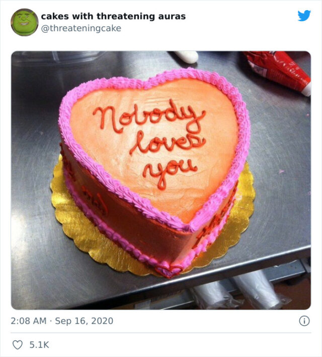 20 Of The Creepiest Cakes Shared On The Twitter Page 'Cakes With ...