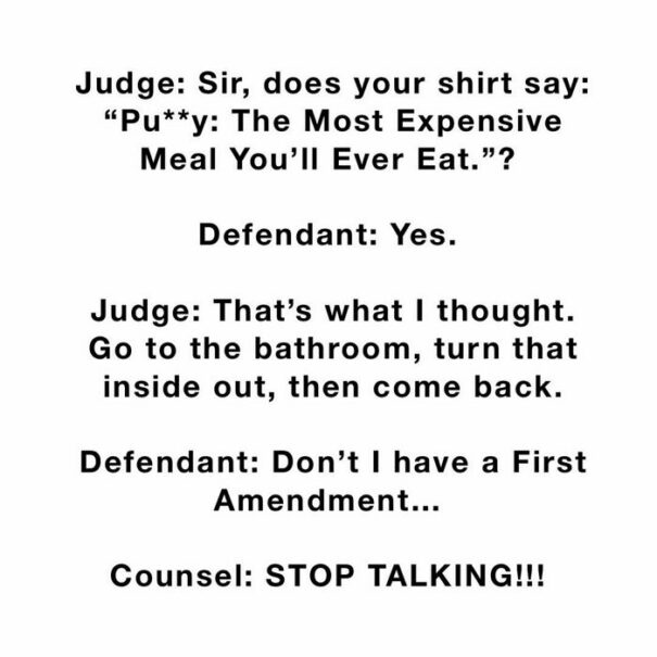 Instagram Page With Almost 100k Followers Shares Hilarious Courtroom ...