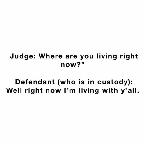 Instagram Page With Almost 100k Followers Shares Hilarious Courtroom ...