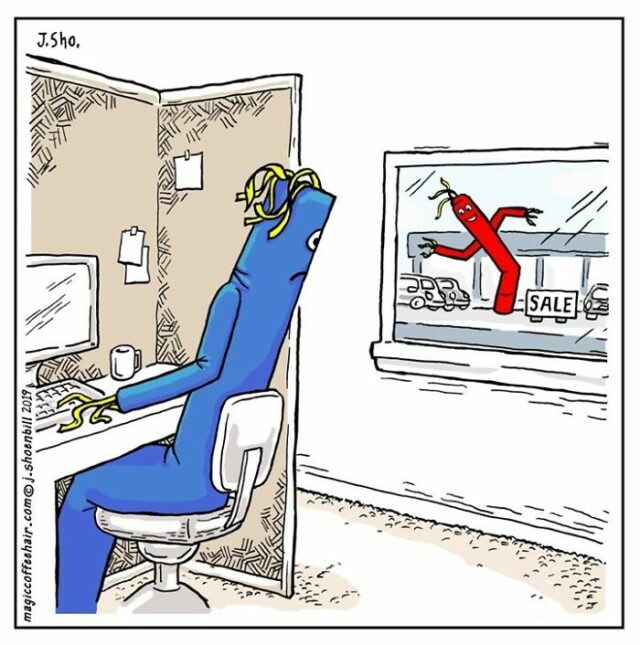 30 Positive Humor Illustrations That Might Make You Laugh, As Created ...