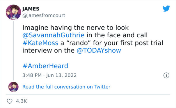 25 Reactions To Amber Heard's First TV Interview Since The Trial Ended ...