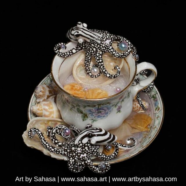 10 Wonderful Octopus-Themed Teacups Made With Polymer Clay, As Created ...