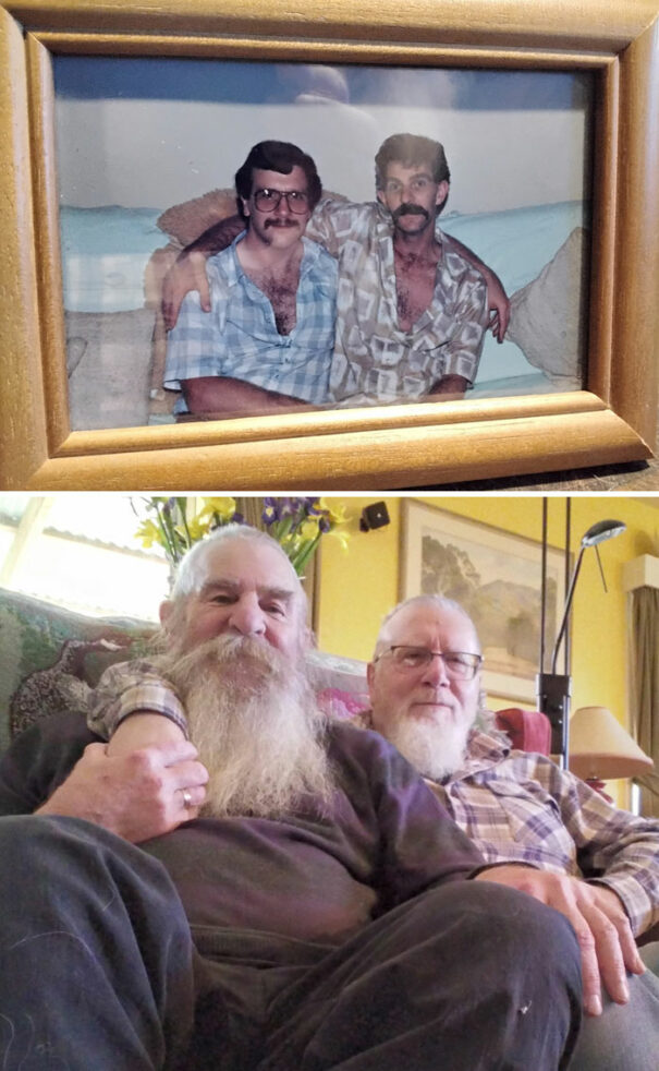 20 Times Folks Decided To Recreate Old Family Photos And It Turned Out ...