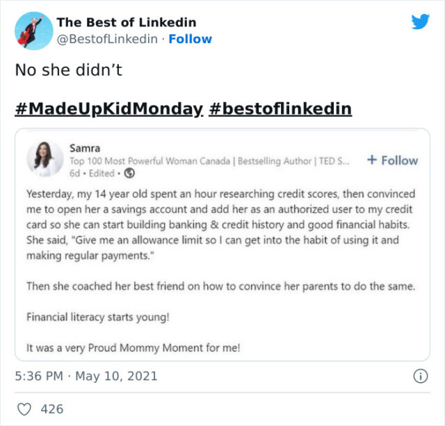 20 Times This Twitter Page Mocked Cringeworthy LinkedIn Posts | DeMilked