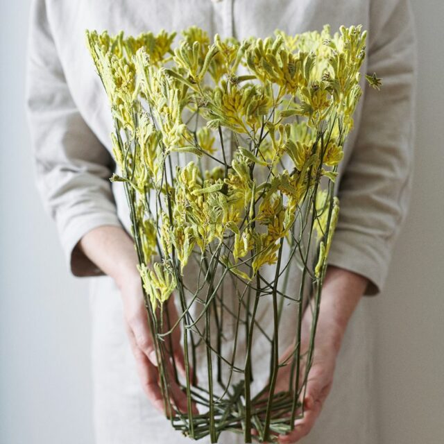 Artist Creates Beautiful Flower Vases Using Dried And Pressed Flowers ...