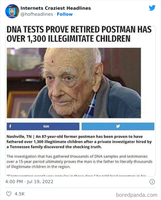 30 Of The Craziest Headlines Spotted Online, As Shared By This Twitter ...