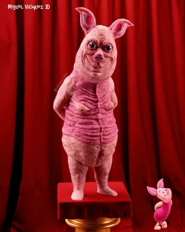 20 Popular Cartoon Characters Given A Disturbing Makeover By This Digital Artist (20 Pics ...