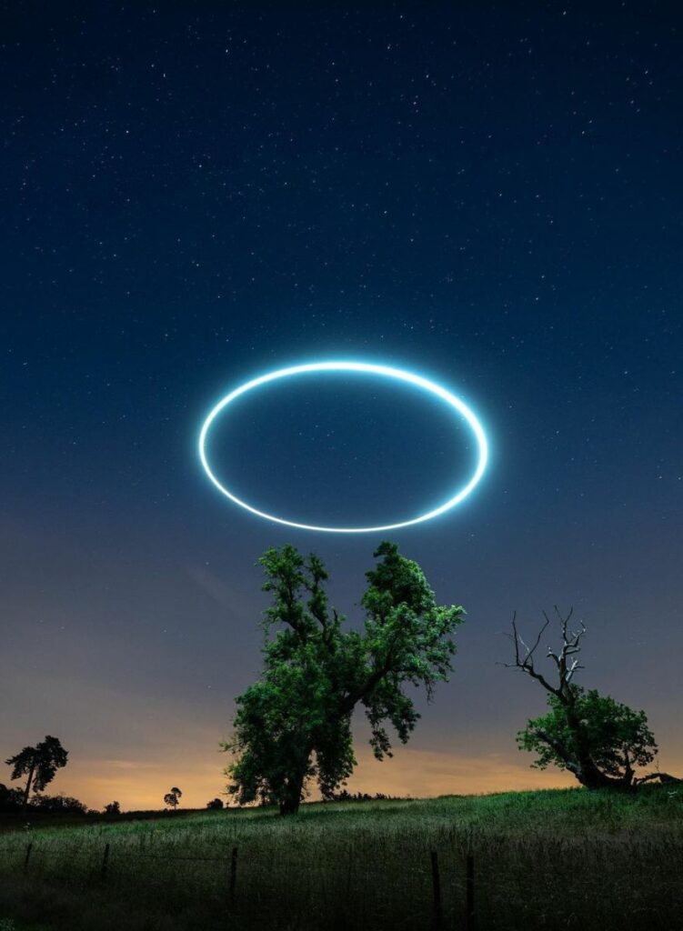Photographer Captures Illuminated Halos, Geometric Shapes, And Swirls ...