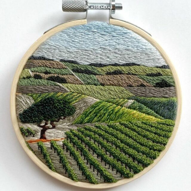 Stunning Impressionistic Embroidered Works, Created By Cassandra Dias ...