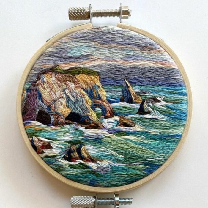 Stunning Impressionistic Embroidered Works, Created By Cassandra Dias ...
