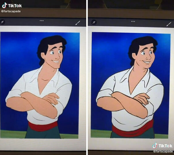 Artist Redraws 20 Disney Characters With Realistic Body Features | DeMilked