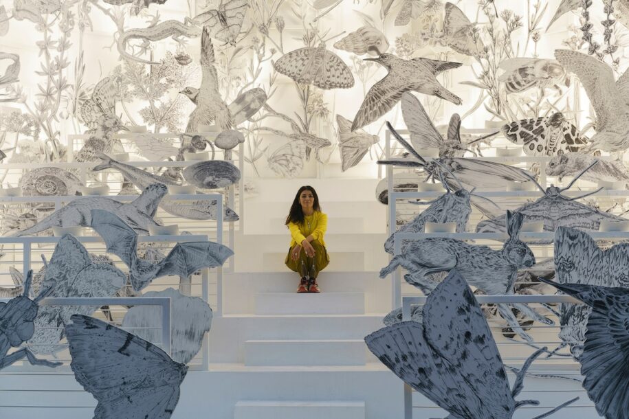 Artist Creates A Public Installation Of 243 Endangered Species As A ...