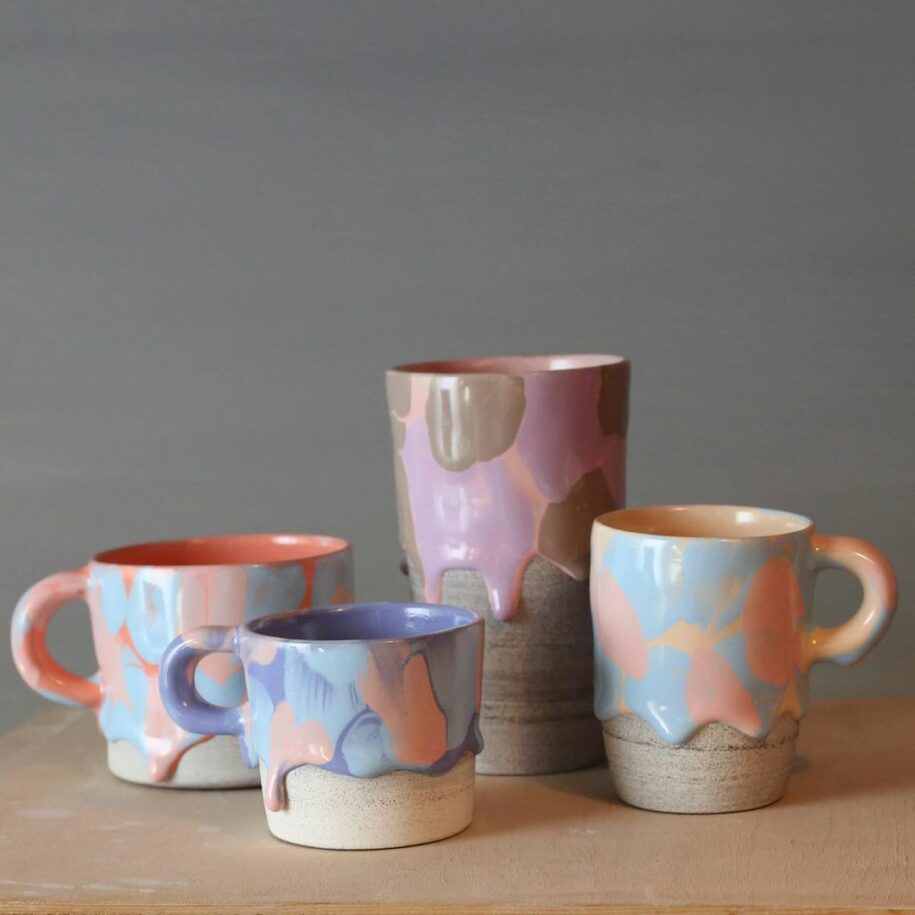 Artist Creates Beautiful Ceramic "Drippy Pots" With Vibrant Colors And ...