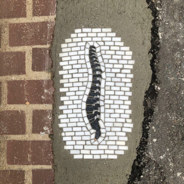 20 Times This Artist Used Colorful Mosaics To Cover Potholes On Roads ...