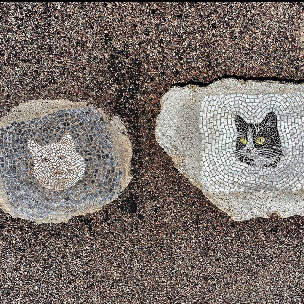 20 Times This Artist Used Colorful Mosaics To Cover Potholes On Roads ...