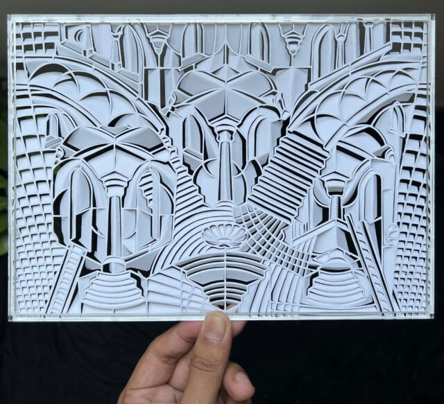 Artist Creates Incredible Papercut Art Series Inspired By M.C. Escher ...