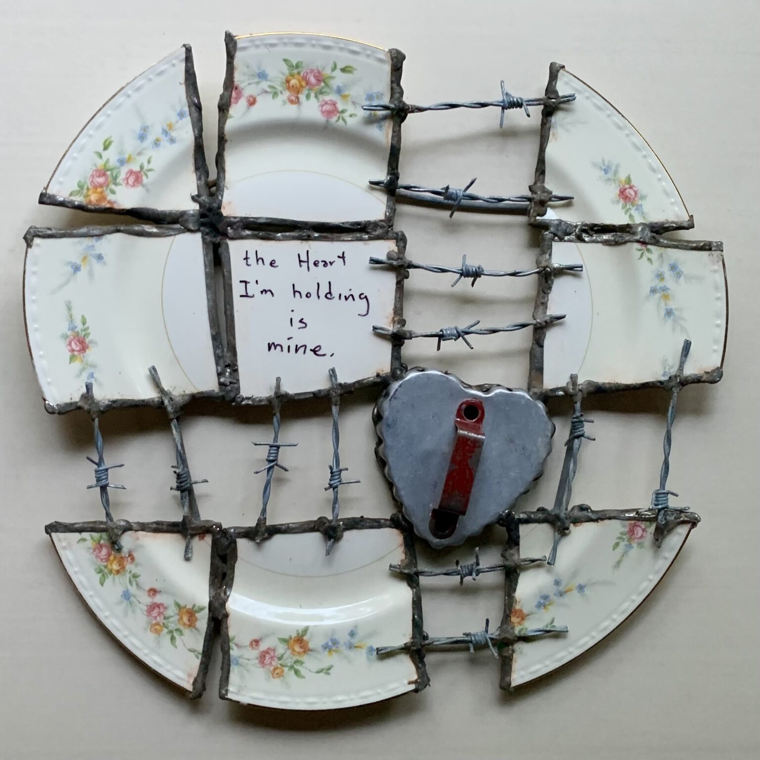 This Artist Mends Shattered Vessels By Using Rusted Wires and Scissors ...