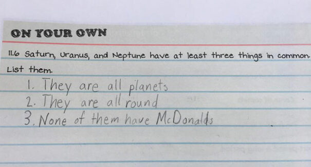 30 Times Kids Wrote Such Clever And Funny Answers In Exams, They Had To ...