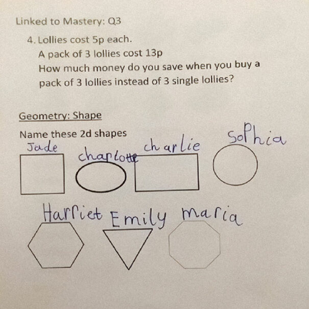 30 Times Kids Wrote Such Clever And Funny Answers In Exams, They Had To ...