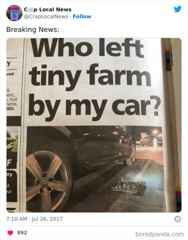 This Twitter Account Posts The Internet’s “Craziest Headlines”, And ...