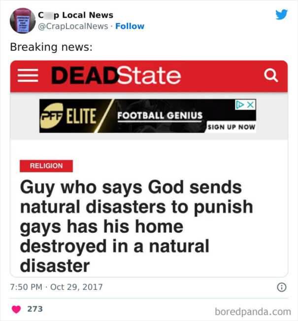 This Twitter Account Posts The Internet’s “Craziest Headlines”, And ...