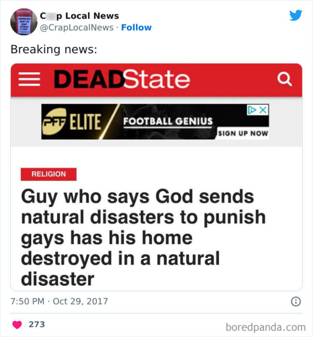 This Twitter Account Posts The Internet’s “Craziest Headlines”, And ...