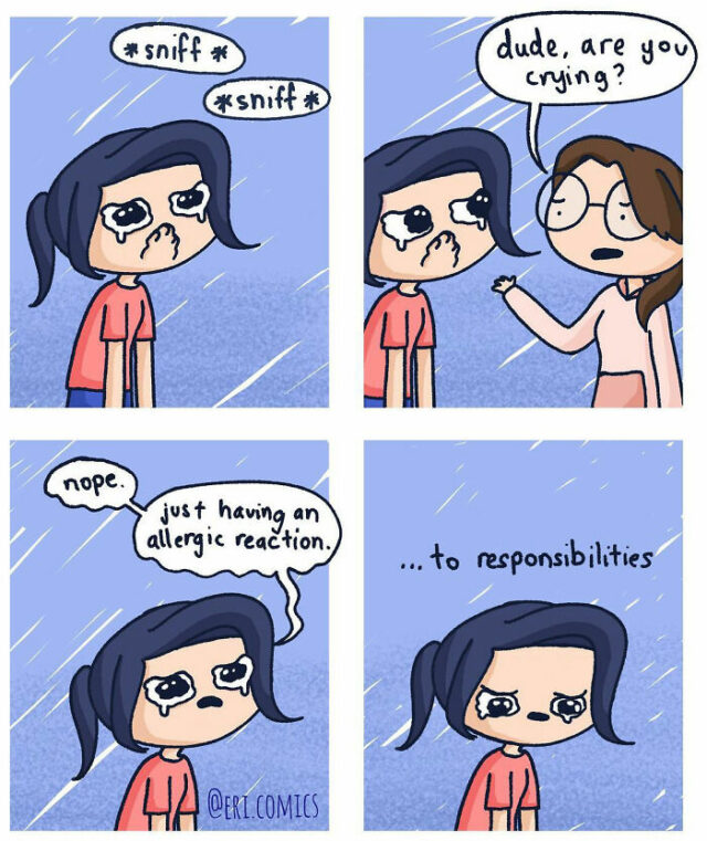 20 Hilarious Comics Showing Inner Conflicts And Day-To-Day Struggles ...