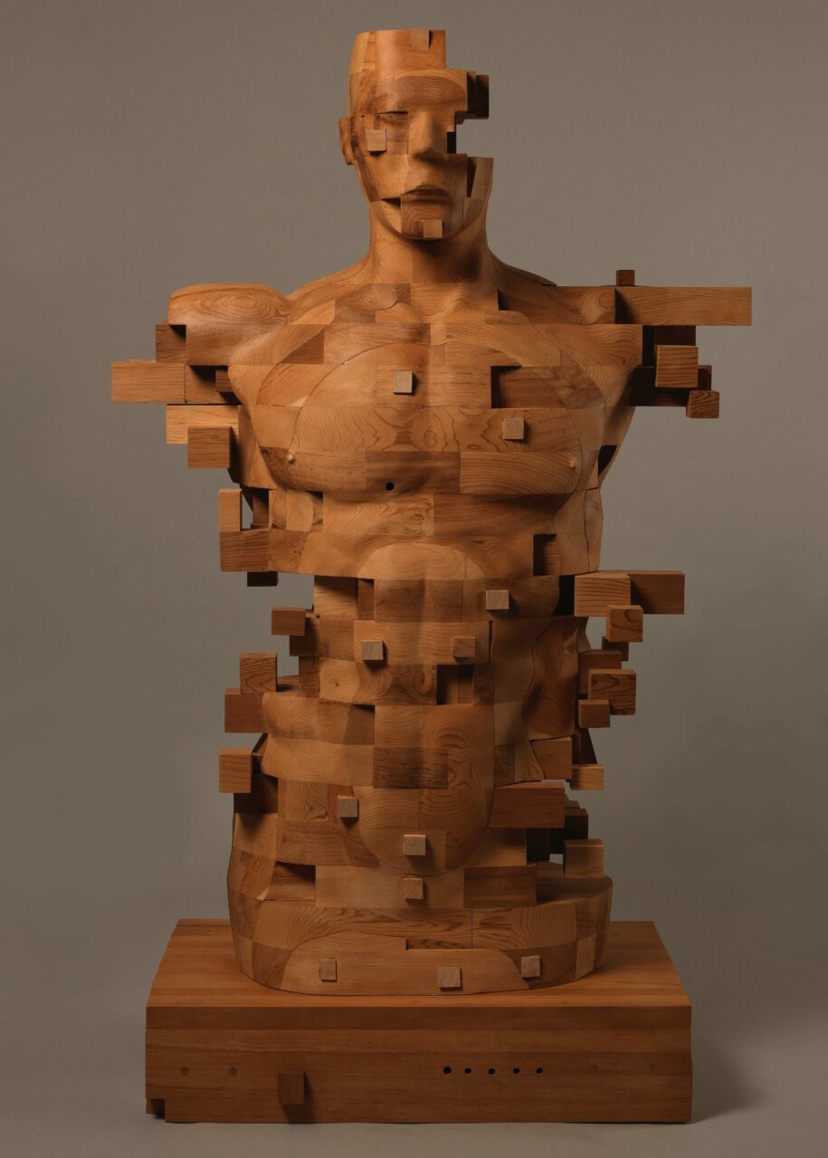 10 Beautiful Pixelated Sculptures Made With Wood, Created By Han Hsu ...