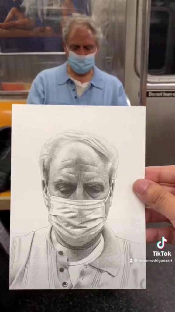 This New Yorker Sketches Portraits Of Strangers On The Subway (20 Pics ...