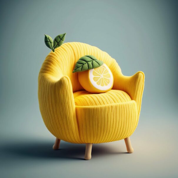 10 Amazing Photos Of Fruit-Shaped Chairs Generated By An AI Tool ...