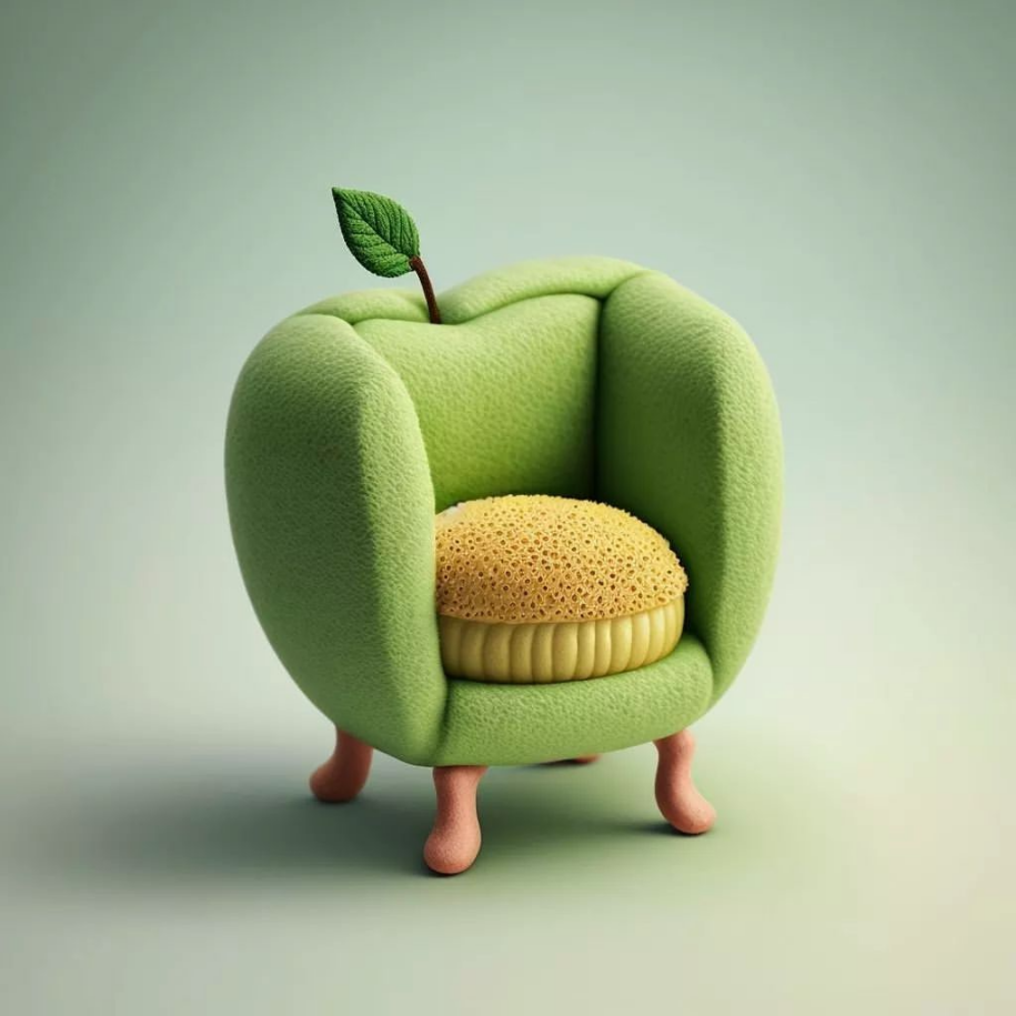 10 Amazing Photos Of Fruit-Shaped Chairs Generated By An AI Tool ...