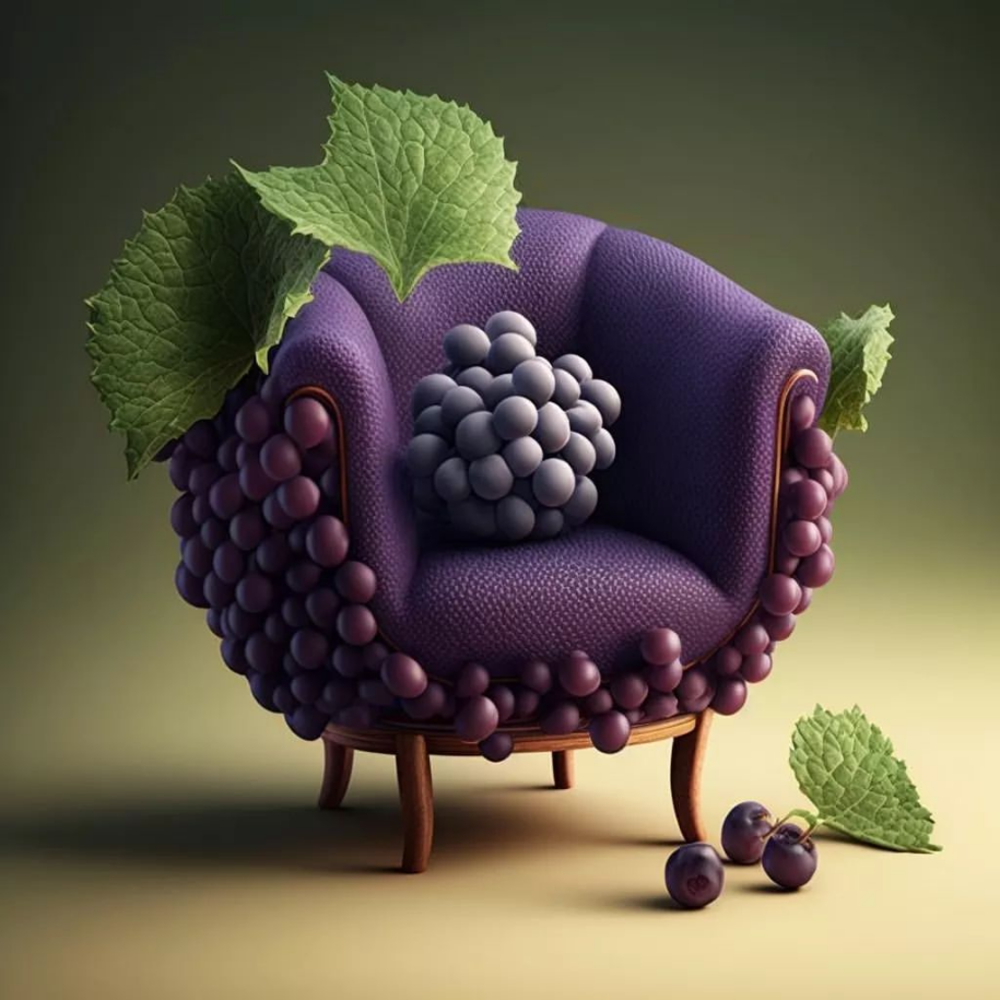 10 Amazing Photos Of Fruit-Shaped Chairs Generated By An AI Tool ...