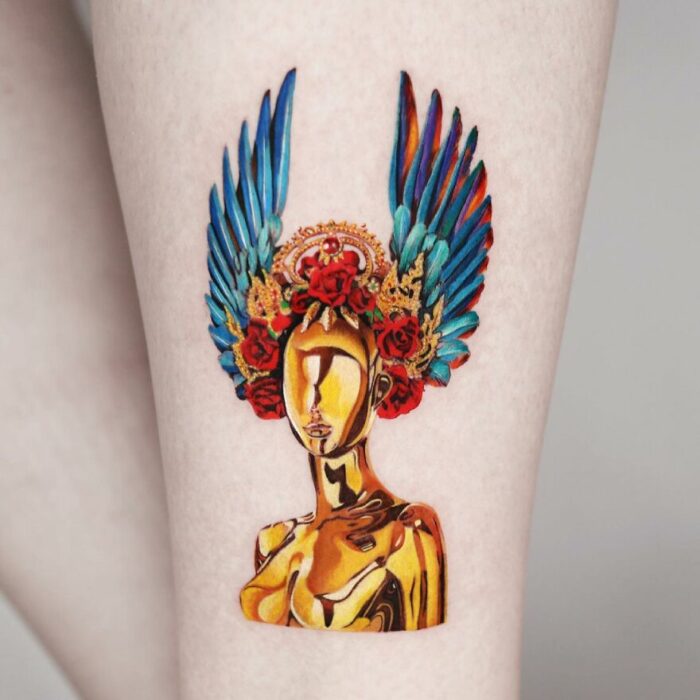 20 Amazing Gold-Dazzled Tattoos, Created By This Manhattan-Based Tattoo ...
