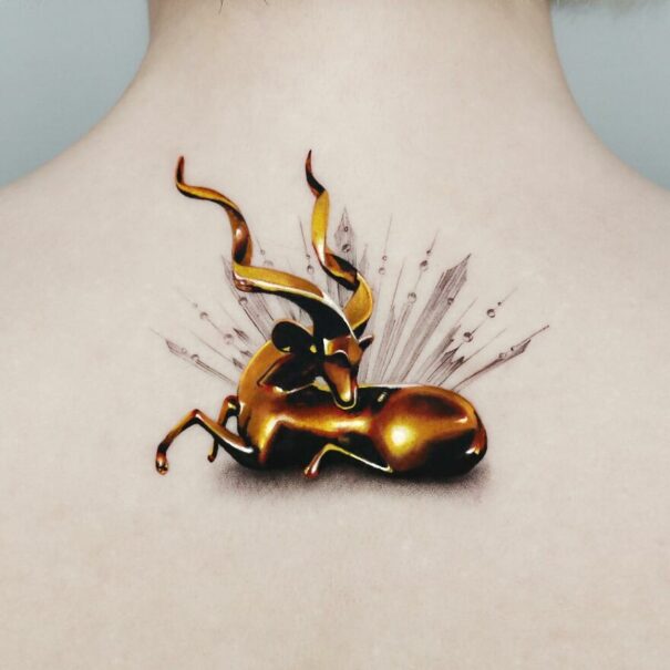 20 Amazing Gold-Dazzled Tattoos, Created By This Manhattan-Based Tattoo ...