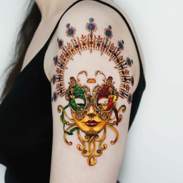 20 Amazing Gold-Dazzled Tattoos, Created By This Manhattan-Based Tattoo ...