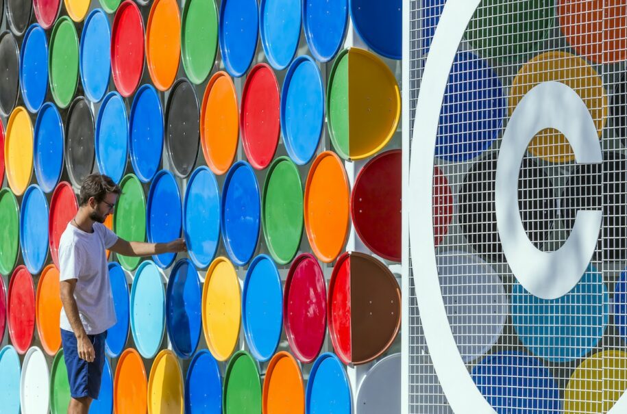 Architects Create Unique Façade From Colorful Recycled Barrel Lids ...