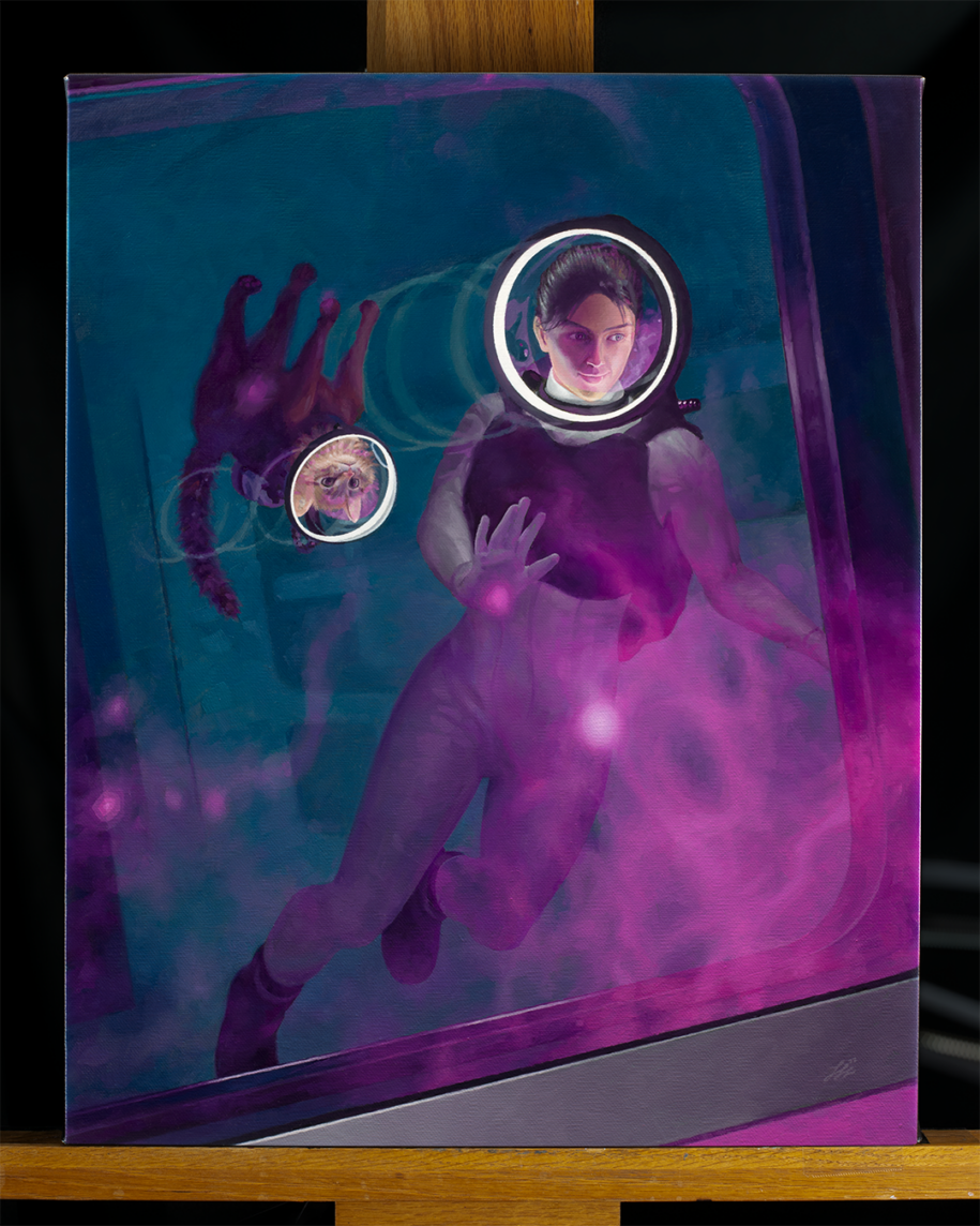 "Flight Of The Floof": 6 Wonderful Oil Paintings By Luke Dangler | DeMilked