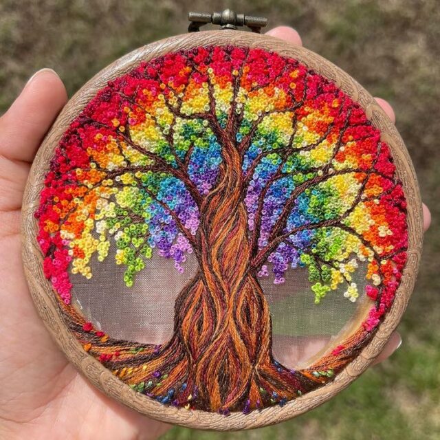 This Artist Creates Intricate Designs Inspired By Nature With Colorful ...