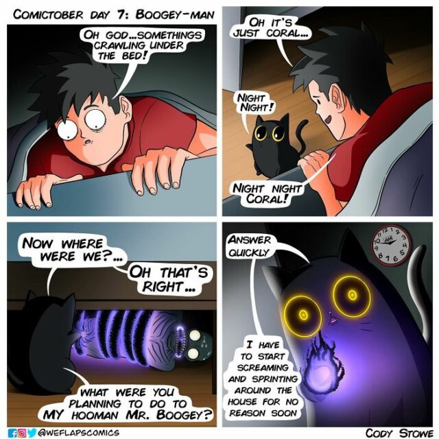 Artist Illustrates His Life With A Cat (20 Comics) | DeMilked