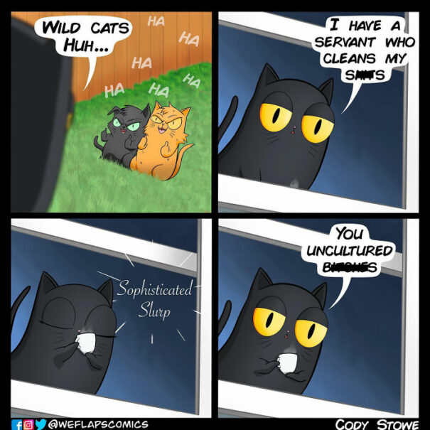 Artist Illustrates His Life With A Cat (20 Comics) | DeMilked