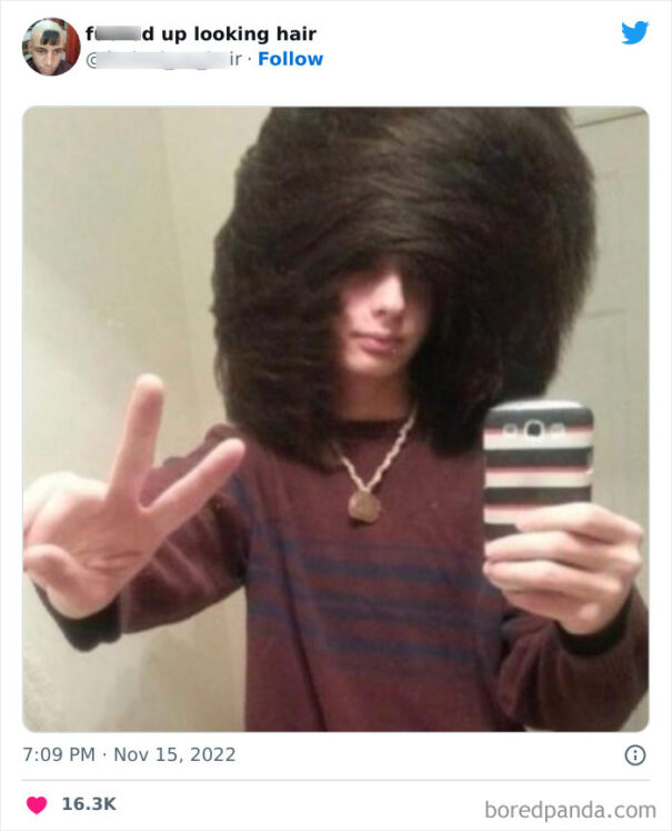 20 Funny And Weird Hairstyles As Shared On This Twitter Page | DeMilked