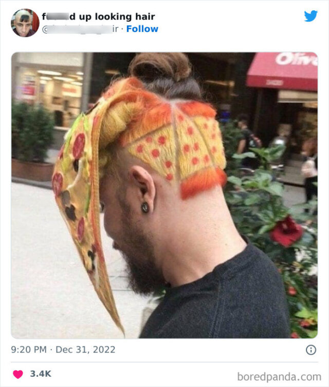 20 Funny And Weird Hairstyles As Shared On This Twitter Page | DeMilked
