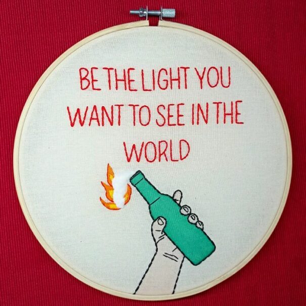 15 Funny And Unapologetic Embroideries On Hoops | DeMilked