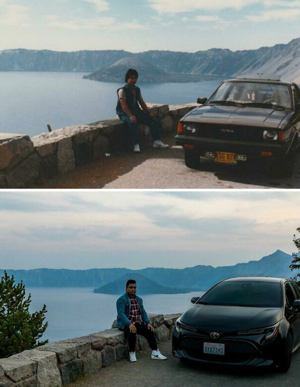 20 'Then And Now' Pics Of Places Showing How Time Affects Things | DeMilked