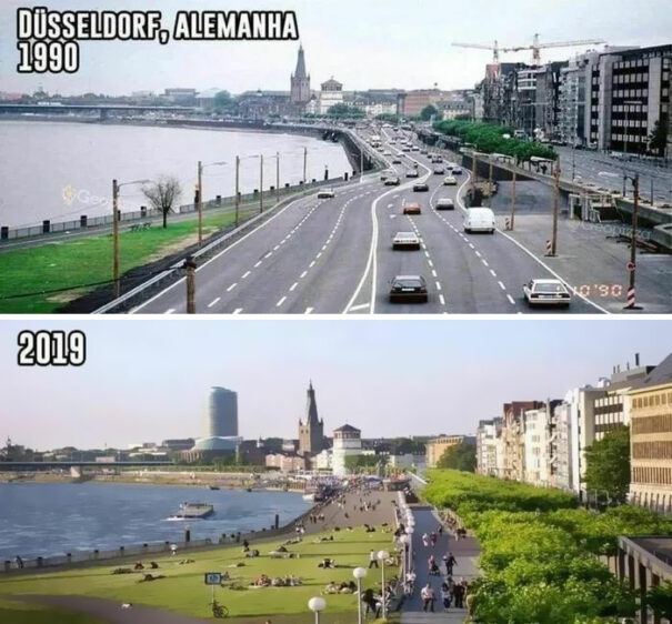 20 'Then And Now' Pics Of Places Showing How Time Affects Things | DeMilked