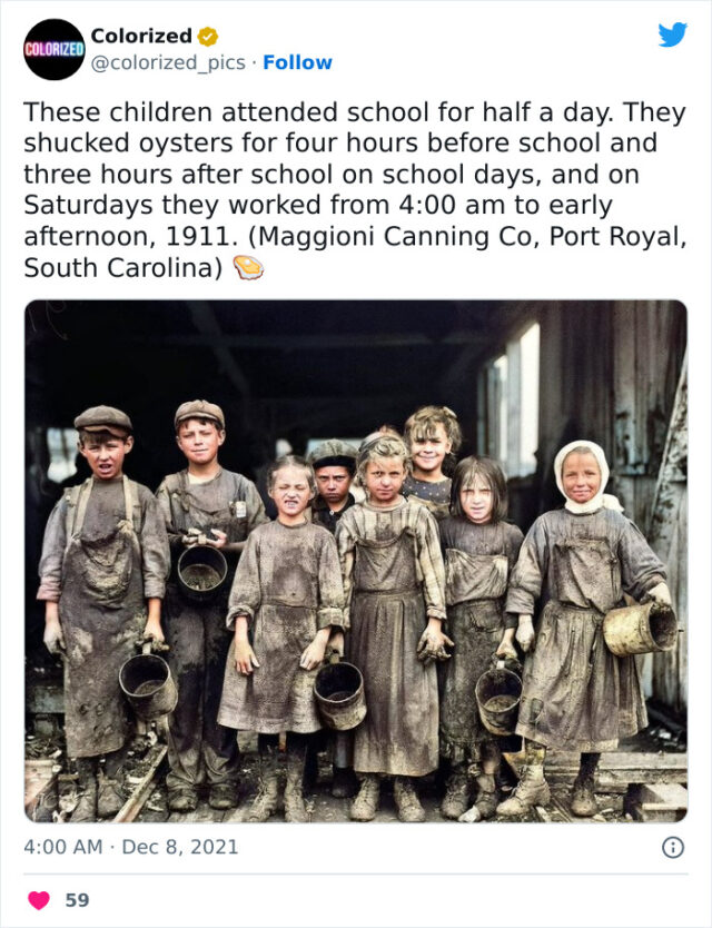 20 Colorized Vintage Photos Of Ordinary Moments That Give A Lot Of ...