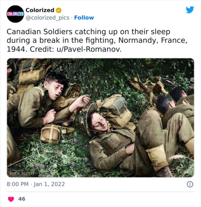 20 Colorized Vintage Photos Of Ordinary Moments That Give A Lot Of ...