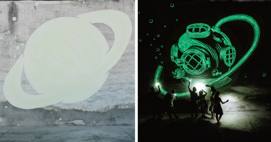 10 Creative And Unique Phosphorescent Street Art Created By This ...