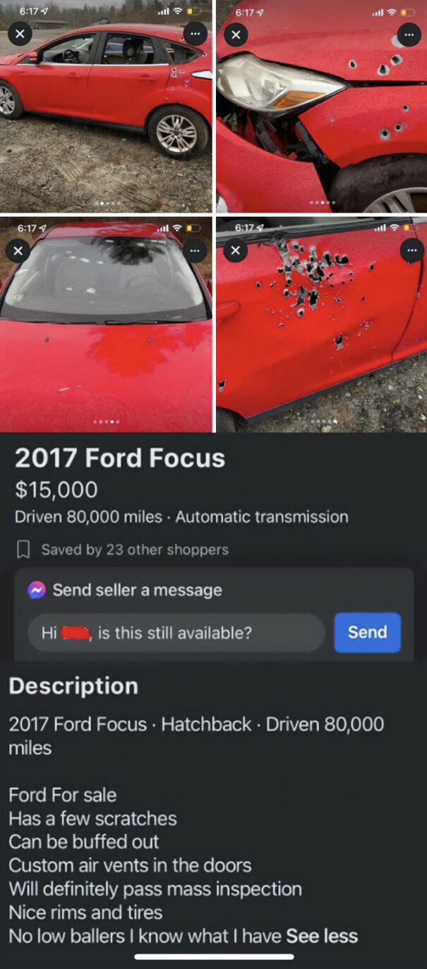 20 People Who Tried To Sell Their Trash On Facebook Marketplace | DeMilked